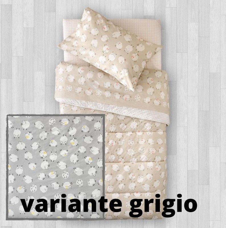 Trapunta Singola Gabel Invernale una piazza - Carosello - Sogno - Grigio